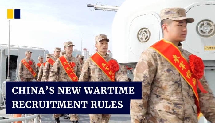 ‘Preparing for war’: China revises military recruitment rules for the first time since 2001 ...