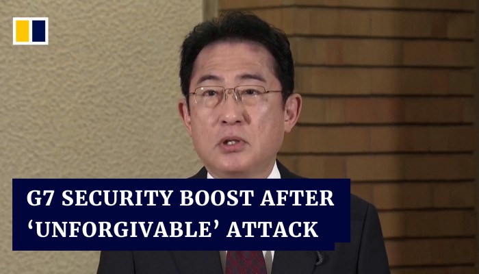 Heightened security at G7 meetings after apparent smoke bomb attack on ...