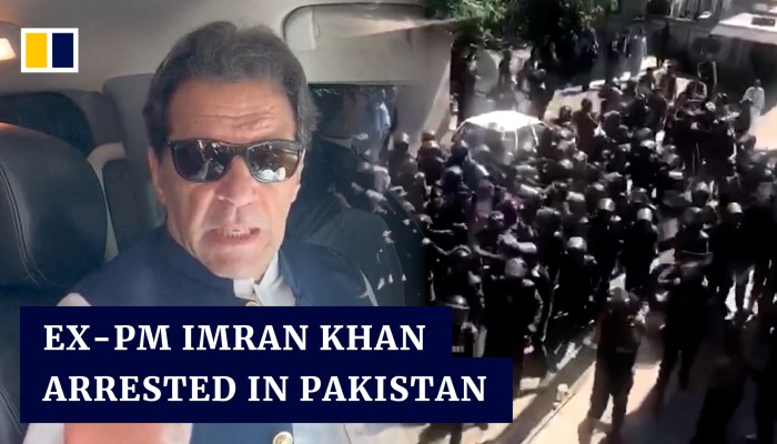 Watch dramatic arrest of former Pakistan PM Imran Khan in front of Islamabad High Court | South ...