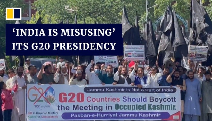 Pakistan, China condemn India-hosted G20 meeting in disputed Kashmir ...