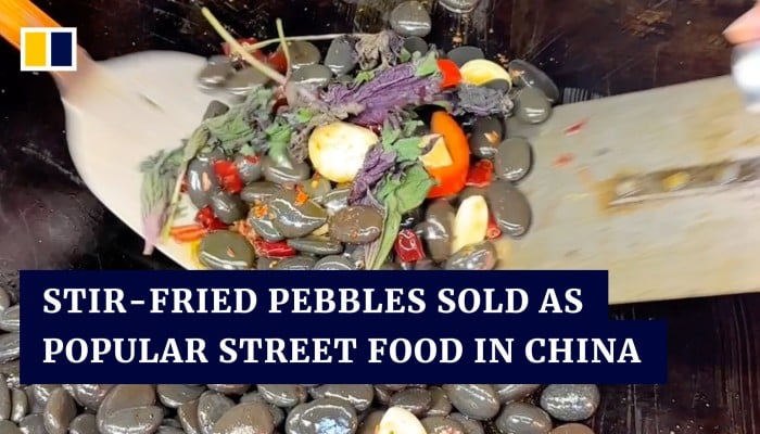Stir-fried pebbles sold as popular street food in China | South China ...