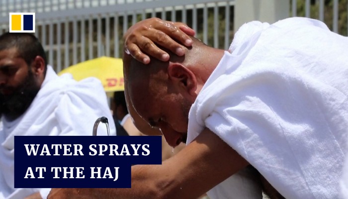 Water sprays installed for haj pilgrims sweltering under Mecca heatwave ...