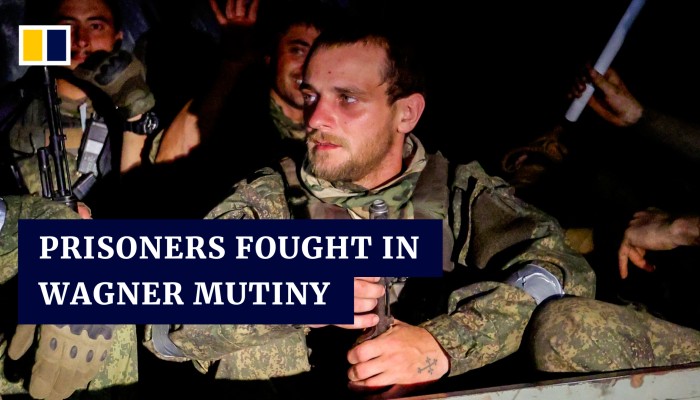 Freed Russian convicts took part in Wagner mutiny in Moscow | South ...