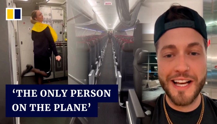 Flight for one: lucky American boards flight as solo passenger after ...