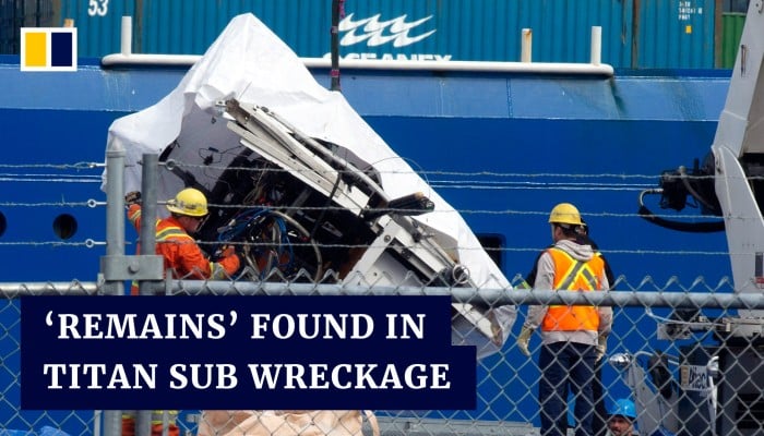 ‘Presumed human remains’ found in wreckage of Titanic tour sub | South ...