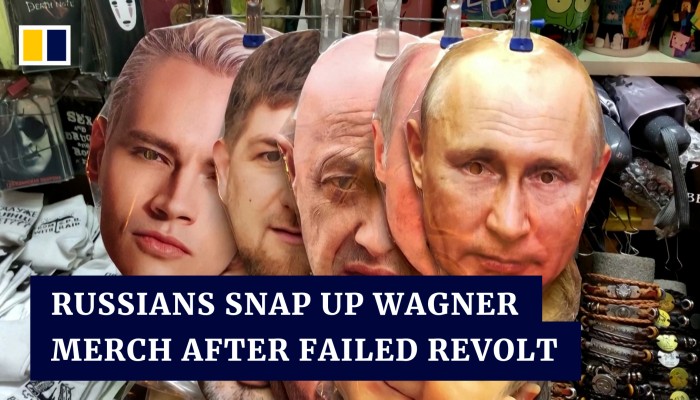 Wagner Group merchandise are hot items in Russia after revolt | South ... Wagner Group merchandise are hot items in Russia after revolt | South ...