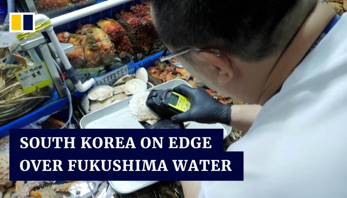 South Korean seafood market testing for radiation amid concern about ...