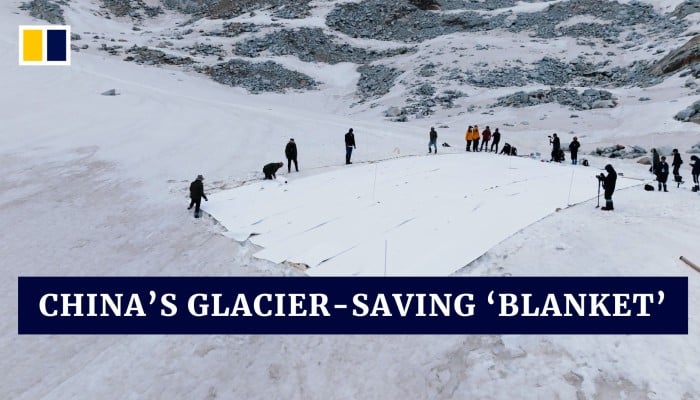 Chinese scientists try to stop glaciers from melting with innovative ...