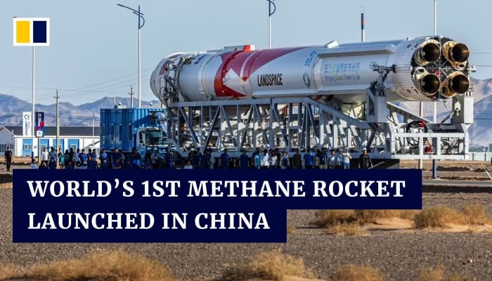 China beats SpaceX with world’s first methane-powered rocket launch ...