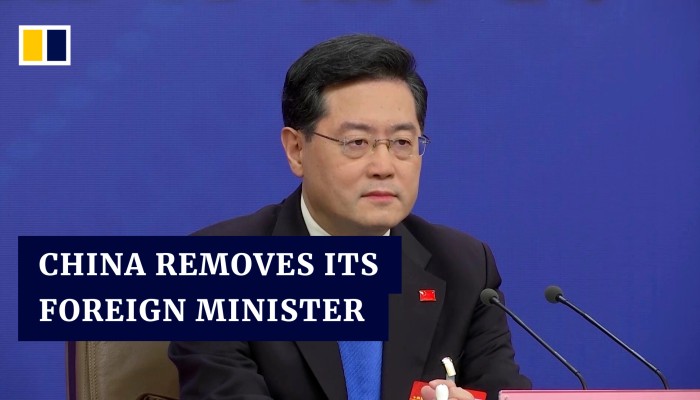 Chinese foreign minister Qin Gang ousted after month-long absence ... Chinese foreign minister Qin Gang ousted after month-long absence ...