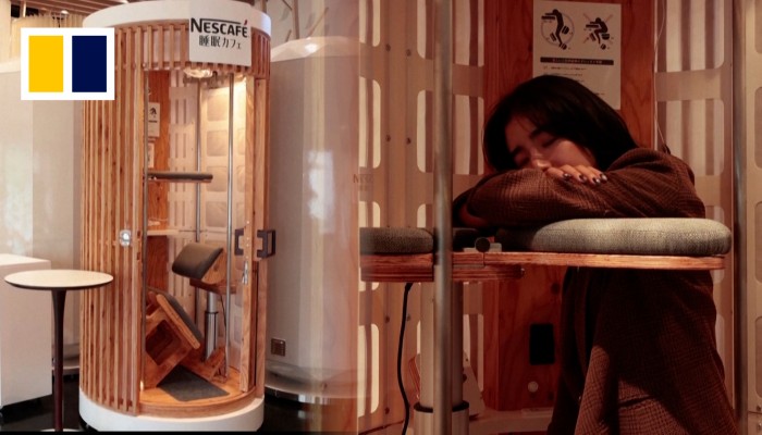 Cafe In Japan Introduces Vertical Sleeping Pods For Customers In Need Of A Power Nap South