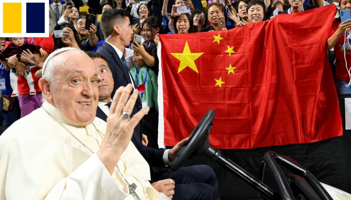 Pope Francis sends greeting to ‘noble’ people of China as he wraps up ...