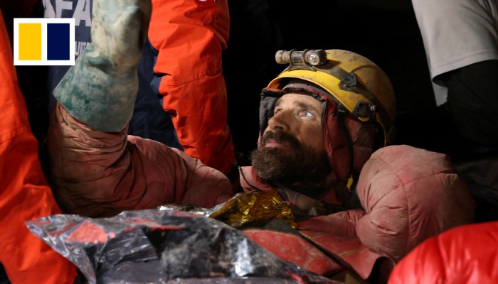 American explorer trapped in Turkish cave pulled to safety after nine ...