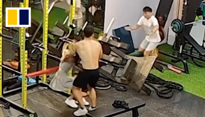 Gym Equipment Falls Injuring Woman In China South China Morning Post