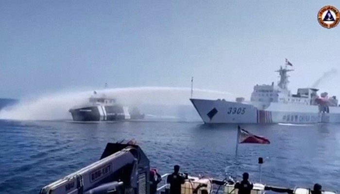 Philippines Accuses China Of Using Water Cannons To Obstruct Its