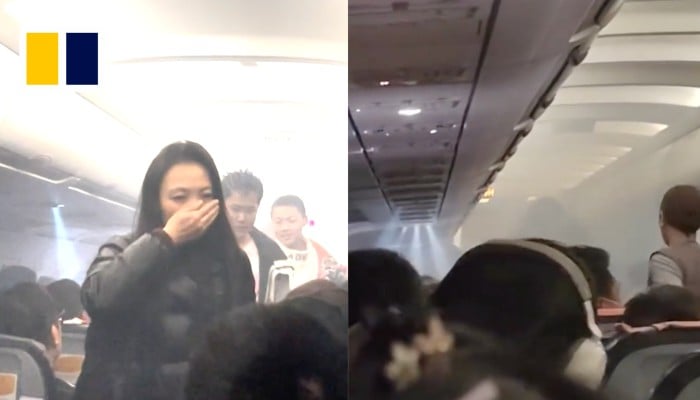 Power bank explodes on plane, forcing emergency landing | South China ...