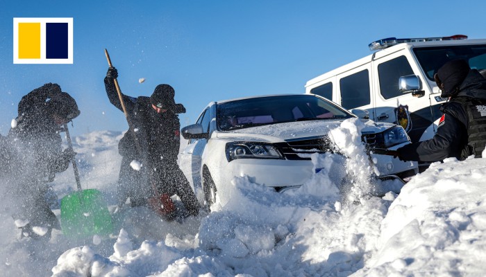 More than 100 cars crash due to icy winter weather in China | South ...