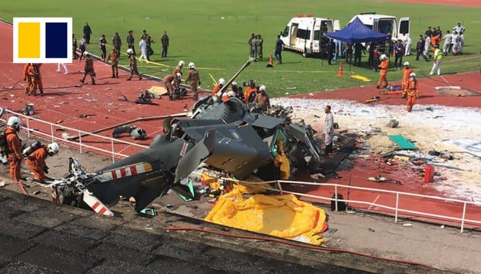 10 killed in mid-air helicopter collision at Malaysia naval base ...