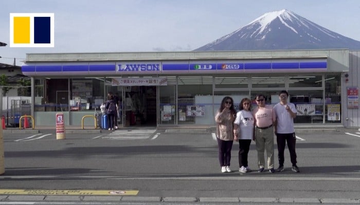 Japanese town erects barrier blocking iconic view of Mount Fuji | South ...