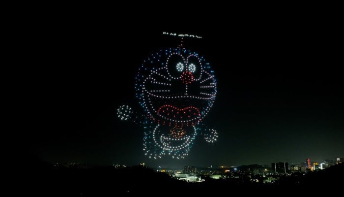 The World's First Doraemon Drone Show to light up Victoria Harbour on ...