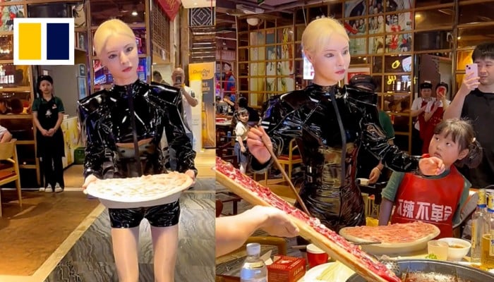 Robot-dancing waitress shocks diners in China | South China Morning Post