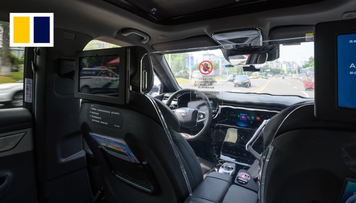 What’s it like to ride in China’s AI-driven robotaxi? | South China ...