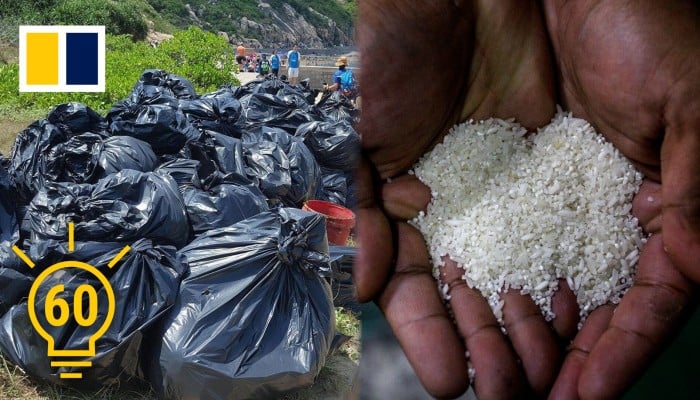Rice for rubbish: beach plastic exchanged for food | South China ...