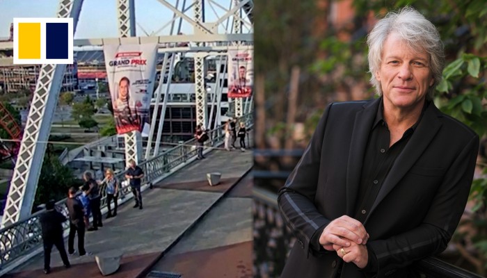 Bon Jovi helps talk woman off ledge of Nashville bridge | South China ...