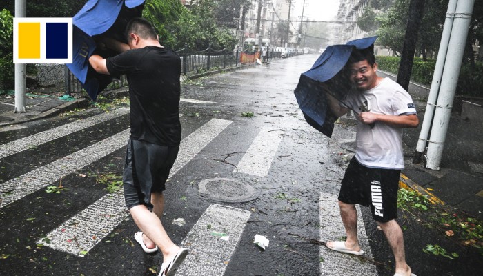 Typhoon Bebinca hits Shanghai as city sees worst storm since 1949 ...