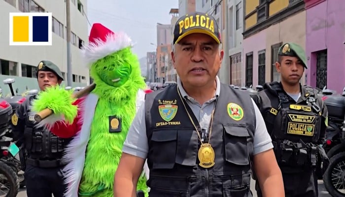 ‘Undercover Grinch’ captures suspected drug dealers in Peru | South ...
