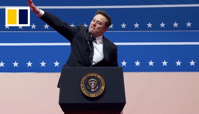 Elon Musk causes stir with hand gesture at Trump inauguration | South ... Elon Musk causes stir with hand gesture at Trump inauguration | South ...