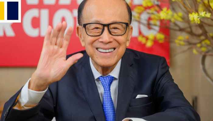 Hong Kong tycoon Li Ka Shing makes rare video appearance | South China ...