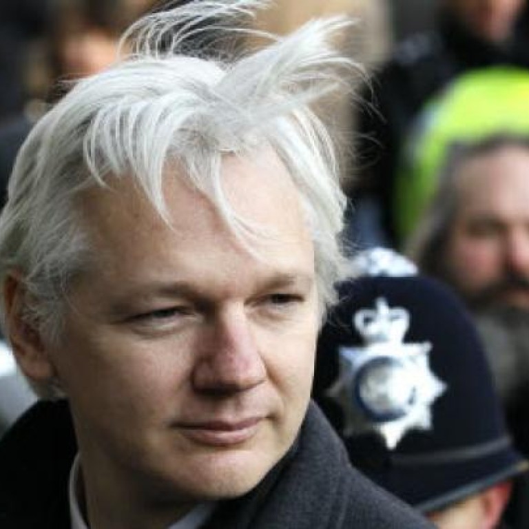 Julian Assange Hair Color