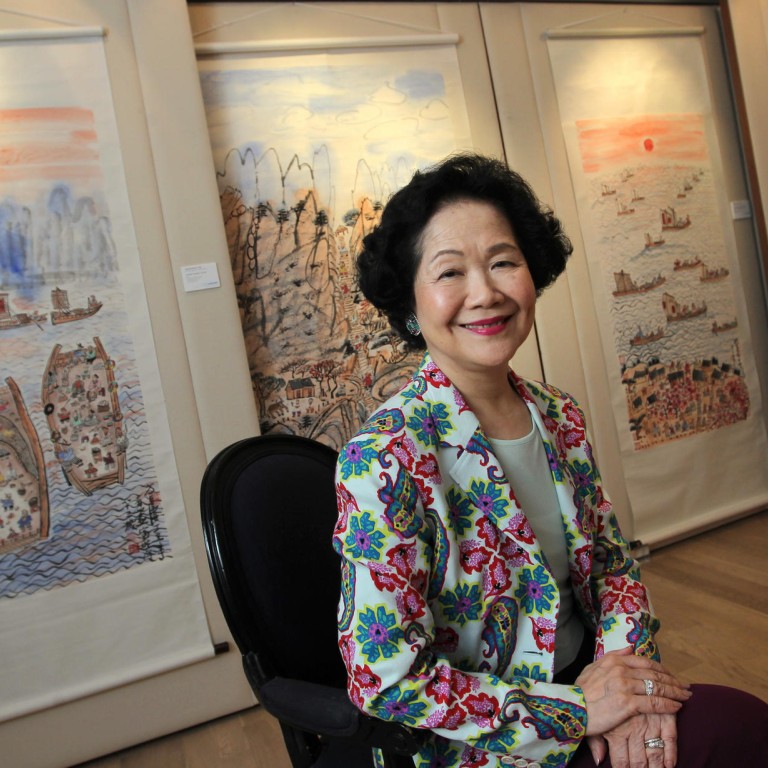 Works by Anson Chan's artist mother, Fang Zhaoling, on sale at art fair ...