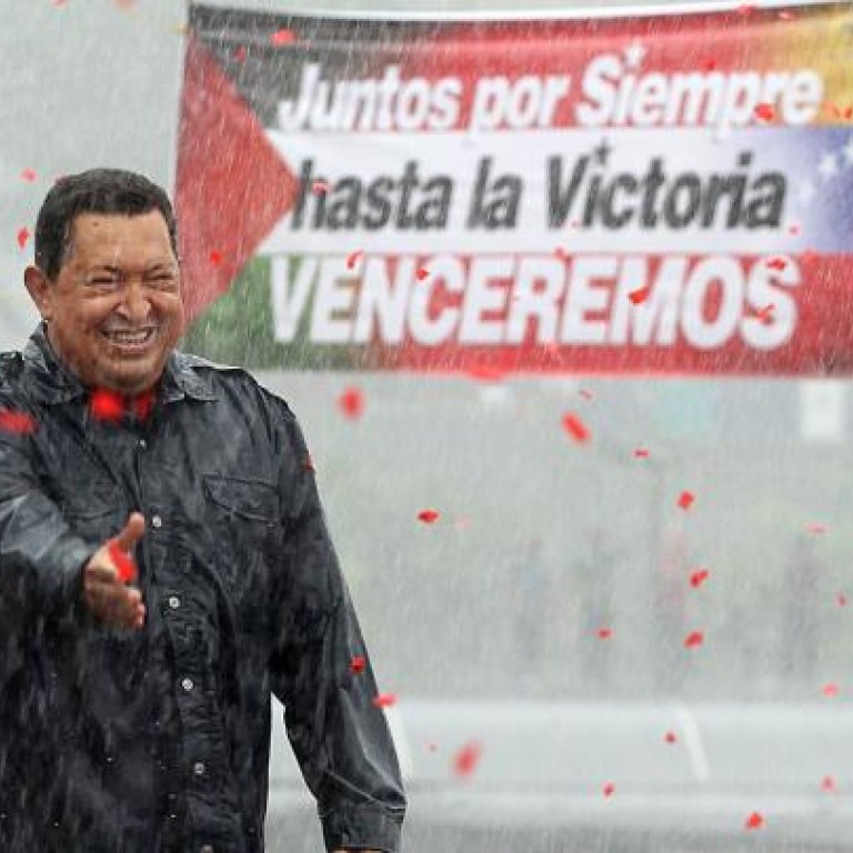 Tears, kisses and dancing at last Chavez campaign rally | South China ...