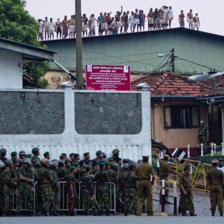 Troops guard Colombo prison after riot | South China Morning Post