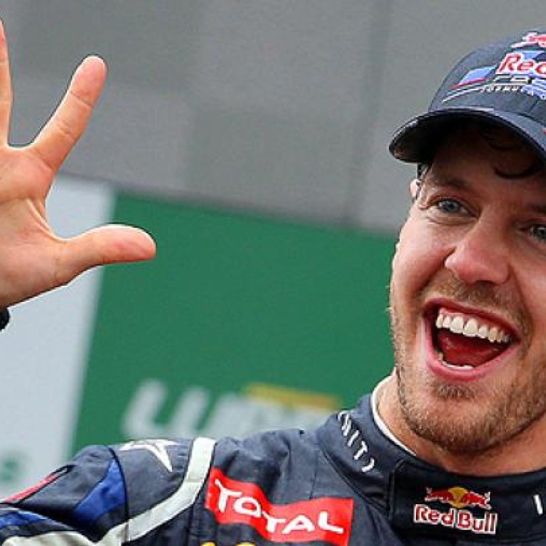 Vettel is F1’s youngest triple champion | South China Morning Post