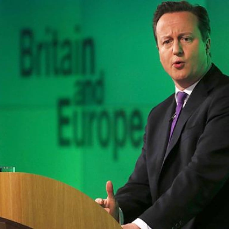 British PM Cameron pledges referendum on staying in EU | South China ...