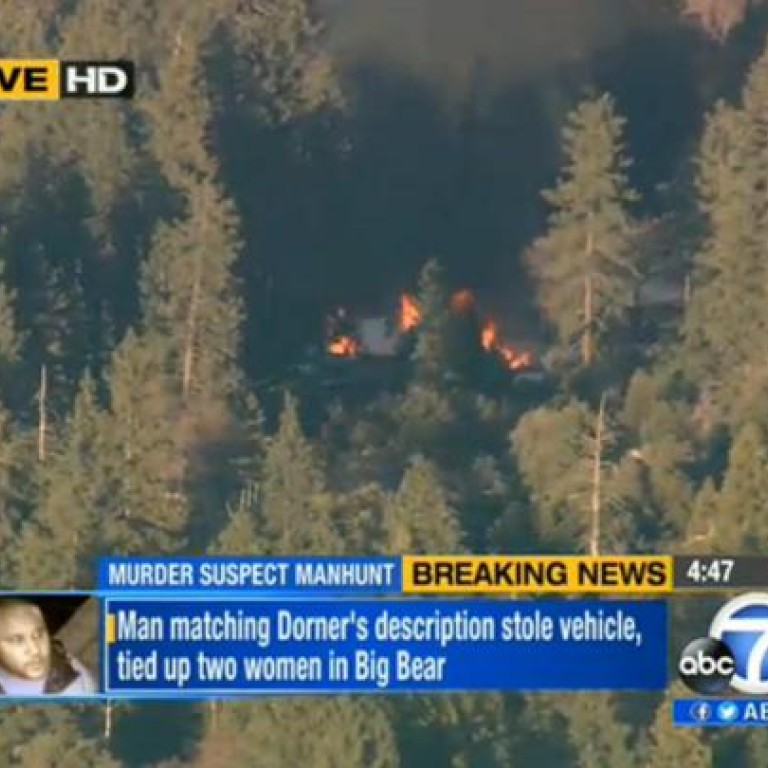 Fugitive Christopher Dorner believed inside a cabin that burned down ...