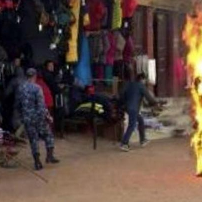 Tibetan monk in Kathmandu becomes 100th to set himself alight | South ...