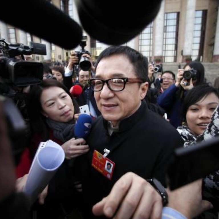 Actor Jackie Chan says it's time China got tough about upholding the ...