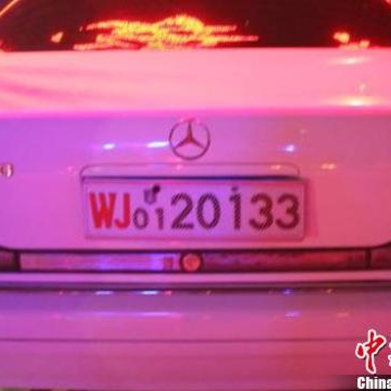 Guangdong school dean caught with 'fake' police licence plates | South ...