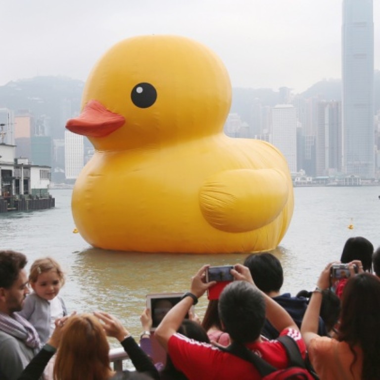 Giant rubber duck has united the city | South China Morning Post
