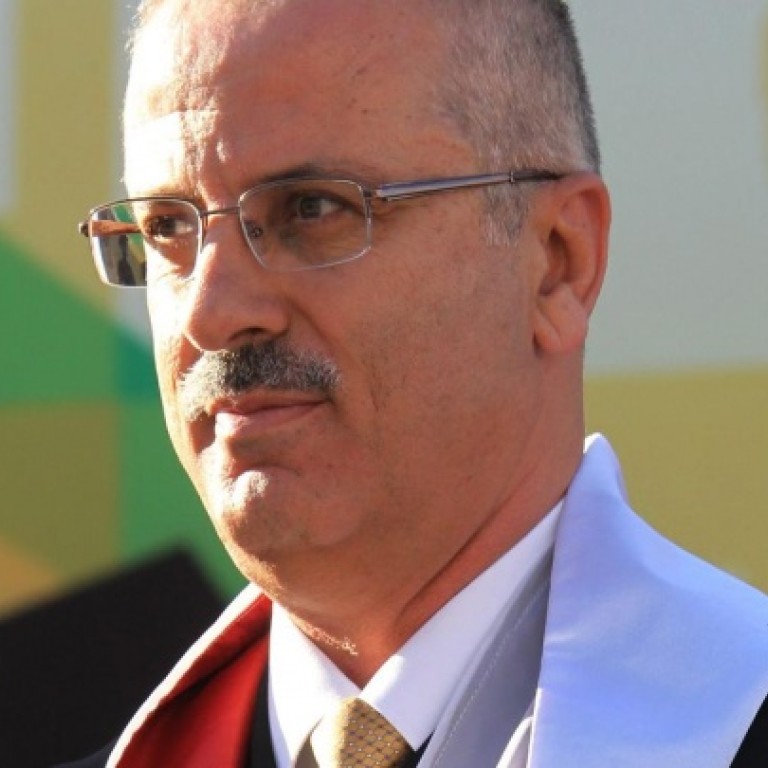 Academic Rami Hamdallah chosen as new Palestinian prime minister ...