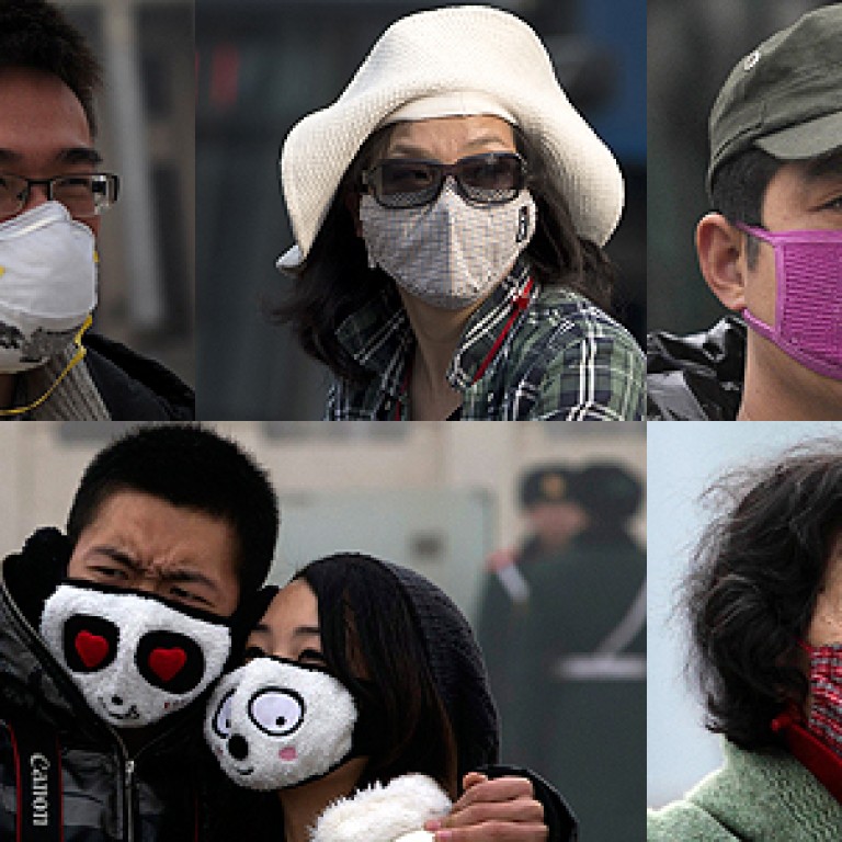 Fashion-forward face masks a big hit in China amid soaring air ...