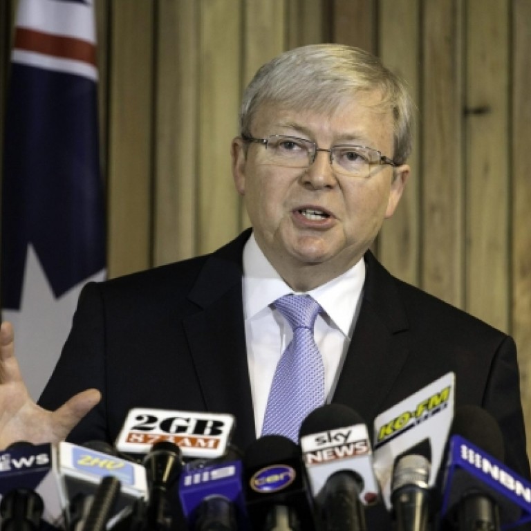 Rudd's new cabinet sworn in with record number of women | South China ...