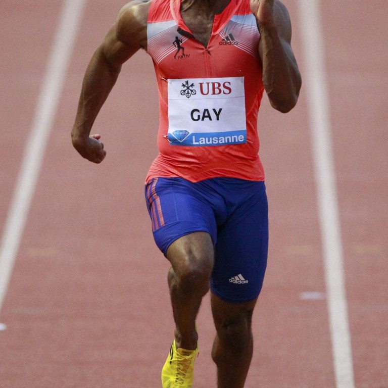 Tyson Gay the form sprinter as world titles loom | South China Morning Post