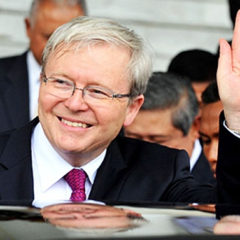 Australian PM Kevin Rudd vows referendum to recognise Aboriginals ...
