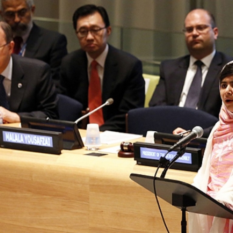 Malala takes campaign for girls' education to the UN | South China ...