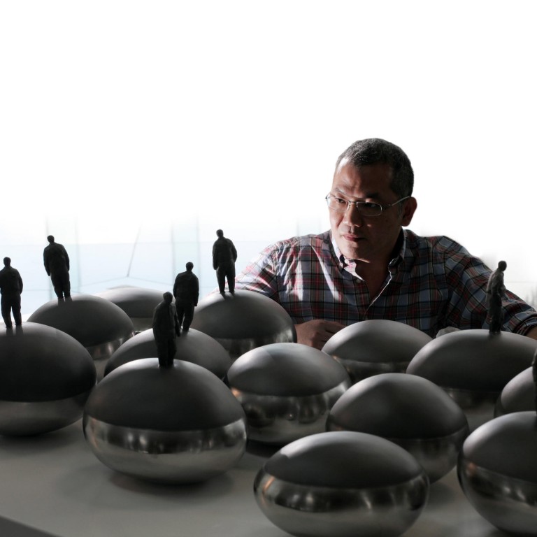 Sculptor Kevin Fung's fun public art critiques life as finance worker ...